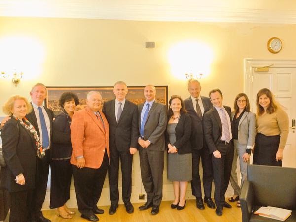 CUFI visits Israeli embassy | Christians United for Israel