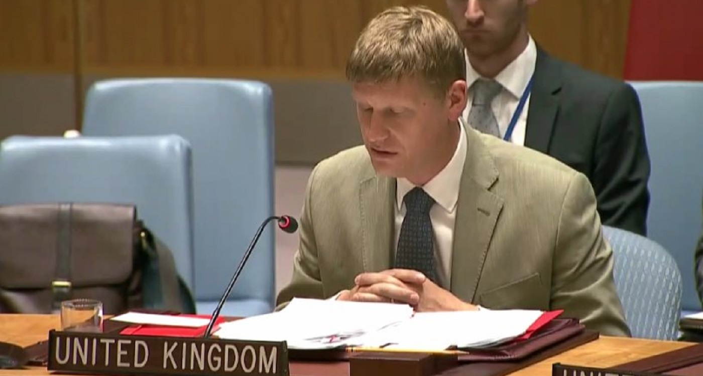 British UN representative blames "occupation" for "unfulfilled" Balfour ...