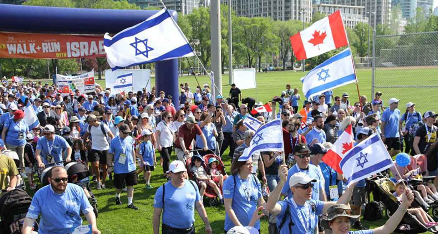 Canada: 20,000 walk for Israel in celebration of 70th anniversary