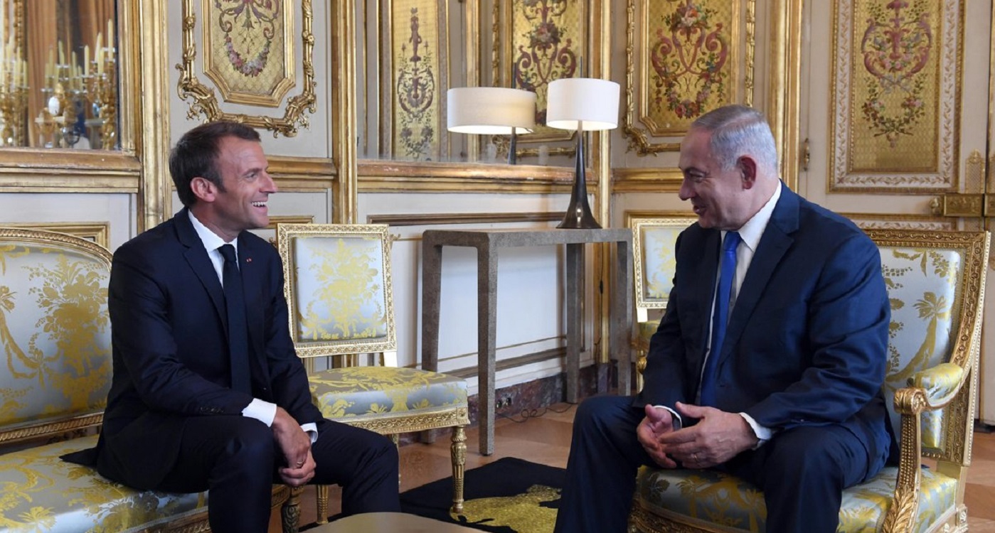 Macron tells Netanyahu: US embassy move was not cause for "celebration"