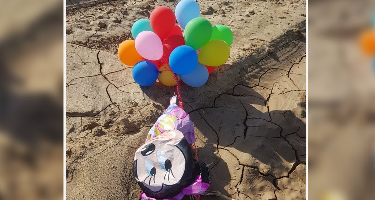 Explosive "Minnie Mouse" terror balloon from Gaza lands at Israeli ...