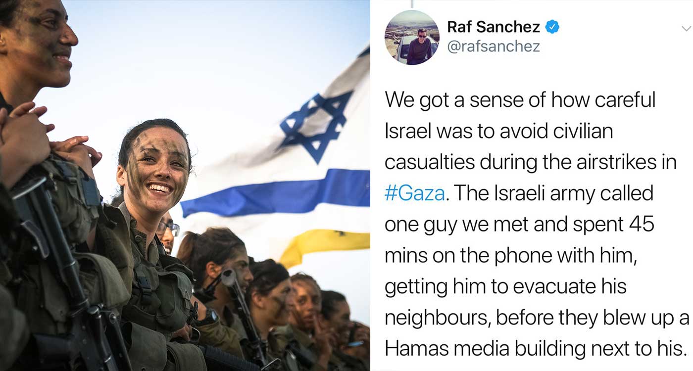 Telegraph reporter in Gaza reveals how careful Israel was to avoid ...