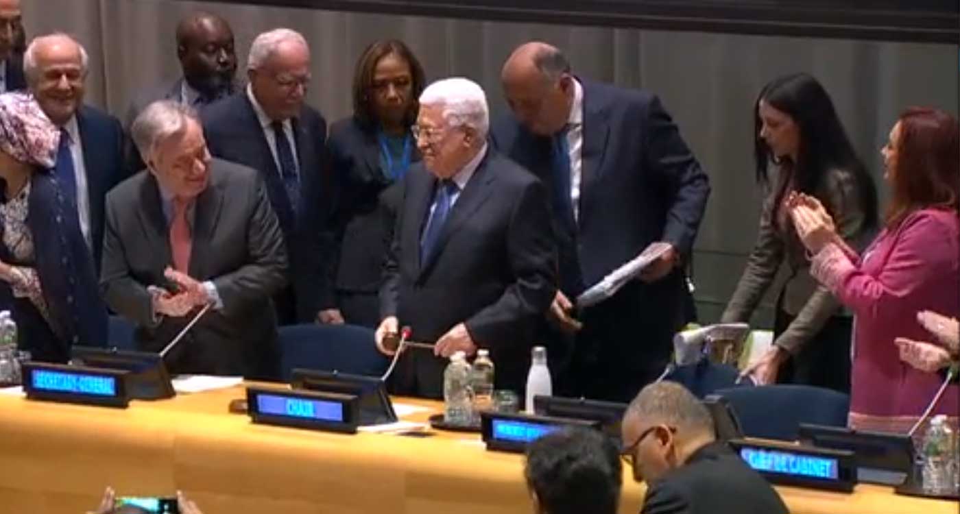 "Palestine" takes reins of largest UN voting bloc representing 80% of ...
