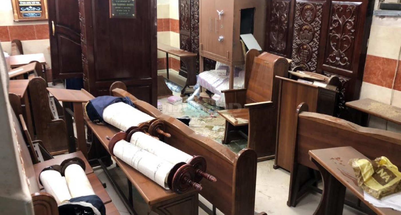 Jerusalem synagogue ransacked and Torah scrolls desecrated