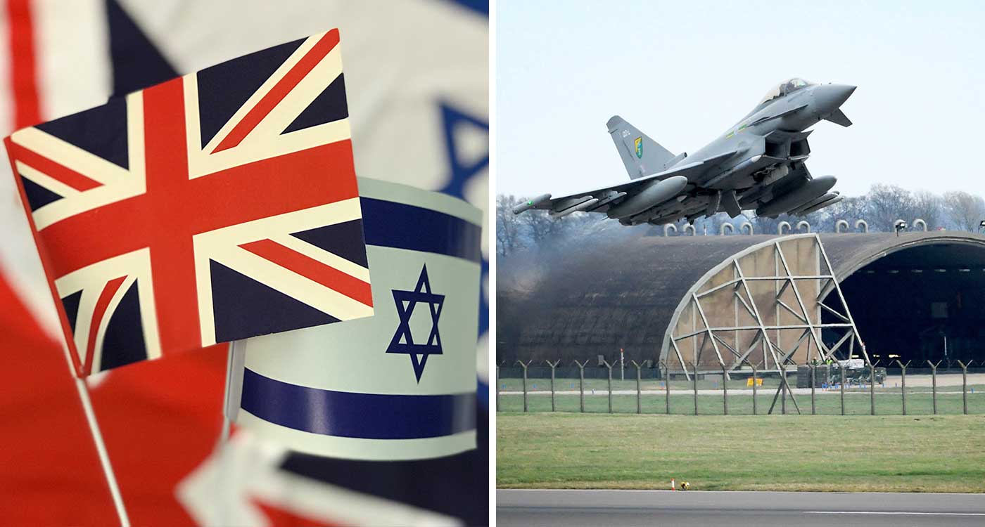 First-ever joint exercise between Israel and Britain's air forces to ...