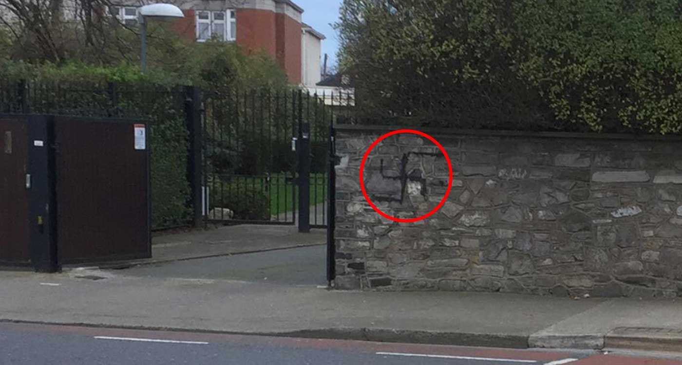 Dublin: Swastika daubed on wall of Ireland's oldest synagogue