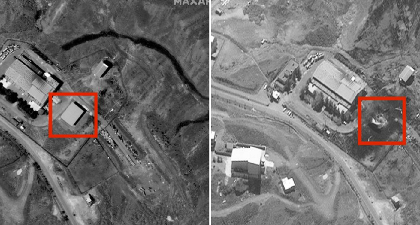 Large explosion destroys building at Tehran military site