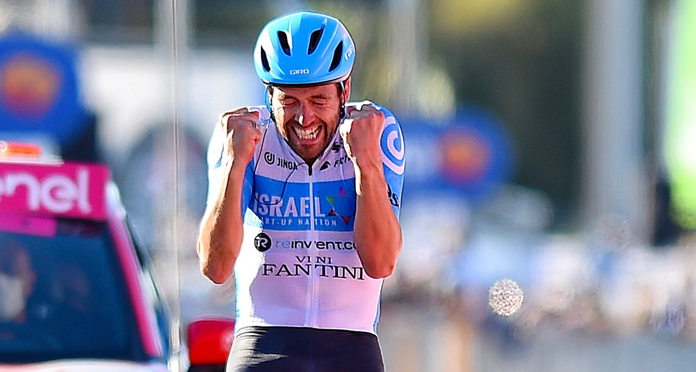 British cyclist with Team Israel wins Italian Grand Tour stage