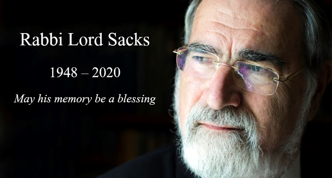 Tributes pour in after death of Rabbi Lord Sacks