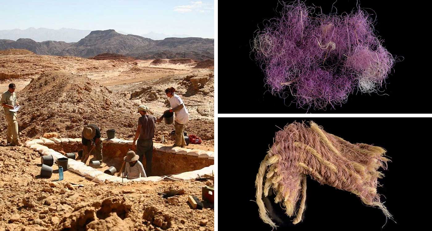 Biblical 'royal' purple dyed cloth found in Israel, dates to King David ...