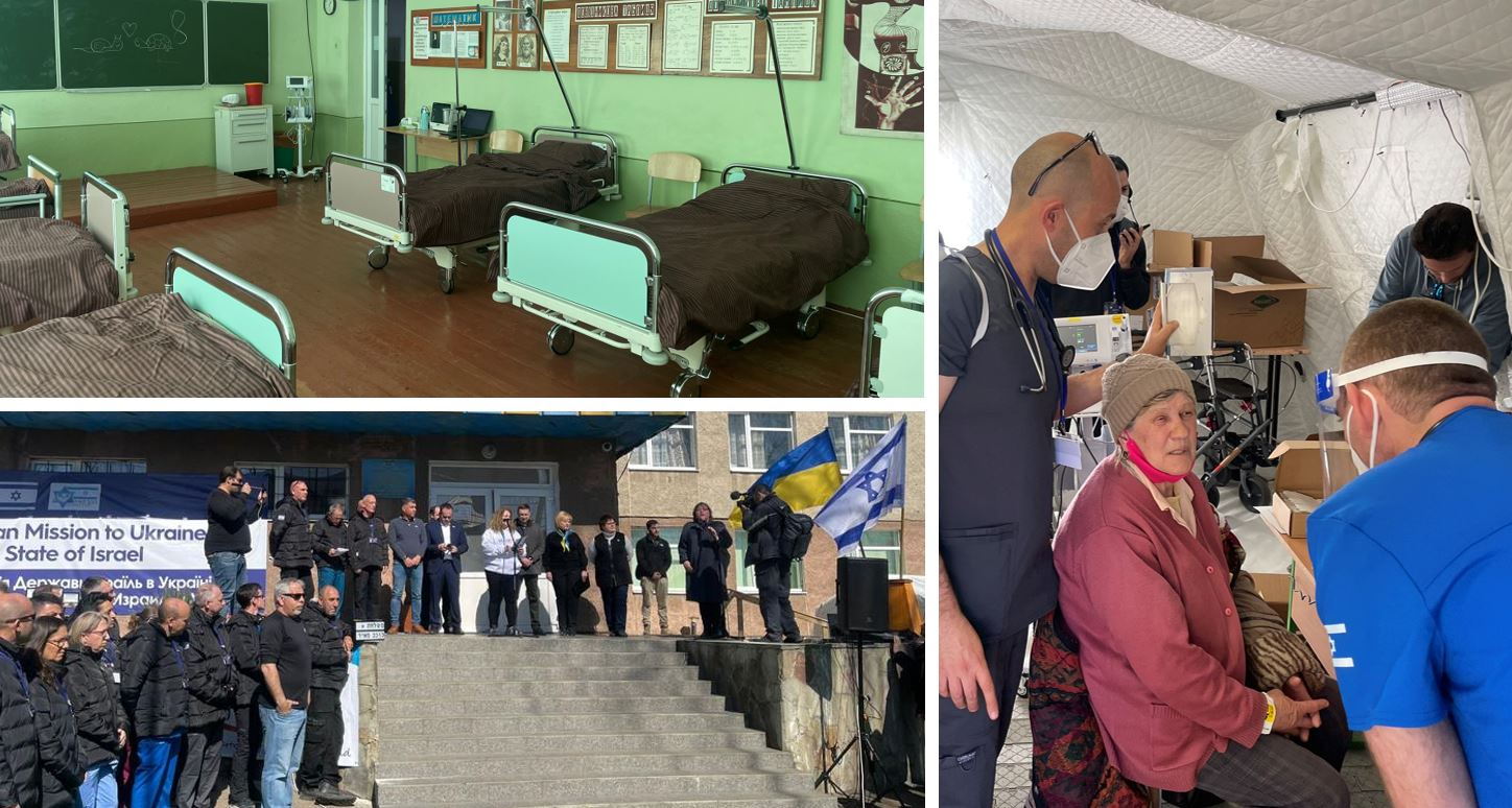 Israel becomes first country to open field hospital inside Ukraine