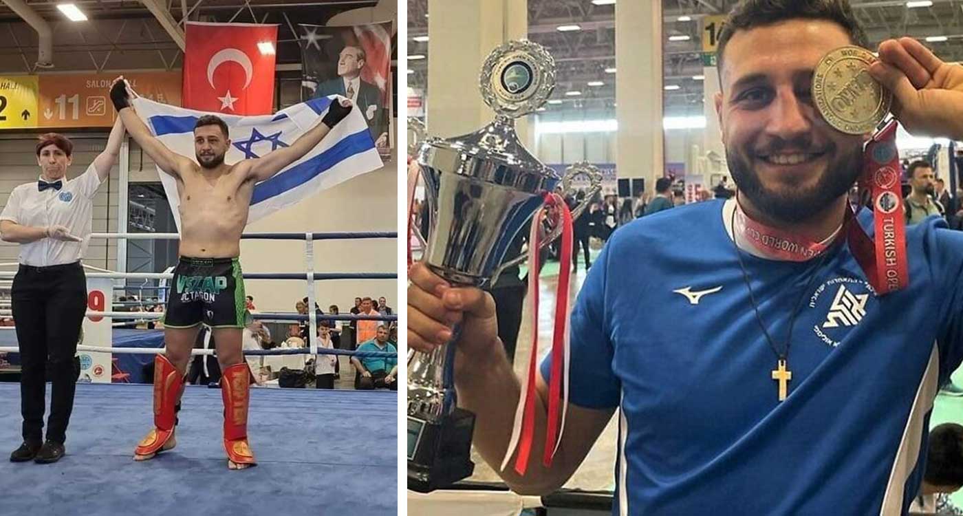 Christian-Arab kickboxer proudly wins gold for Israel at World Cup in ...