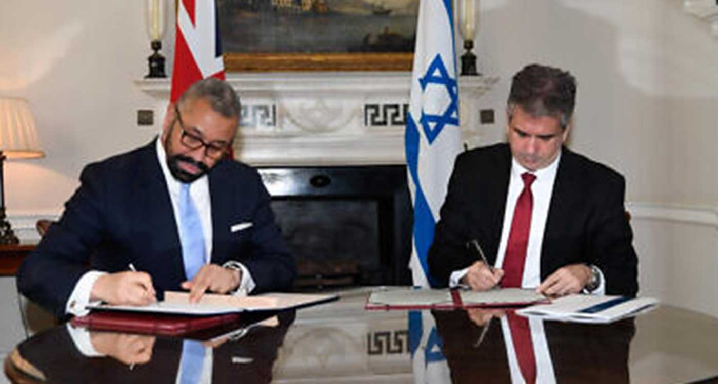 UK and Israel sign seven year bilateral trade roadmap agreement