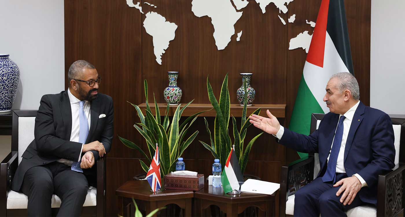 Why did James Cleverly condemn Abbas but not condemn Shtayyeh?