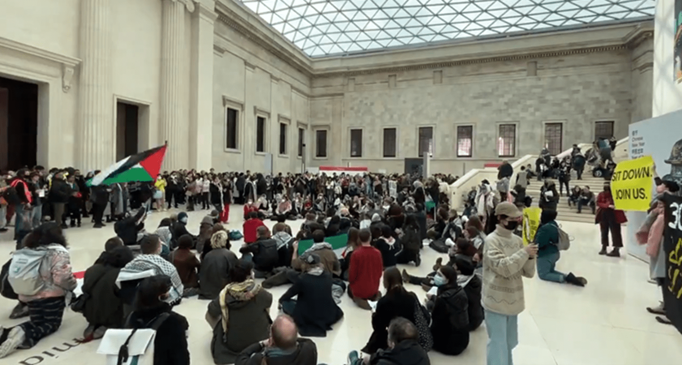 British Museum stormed by protesters and MP flees home with family ...